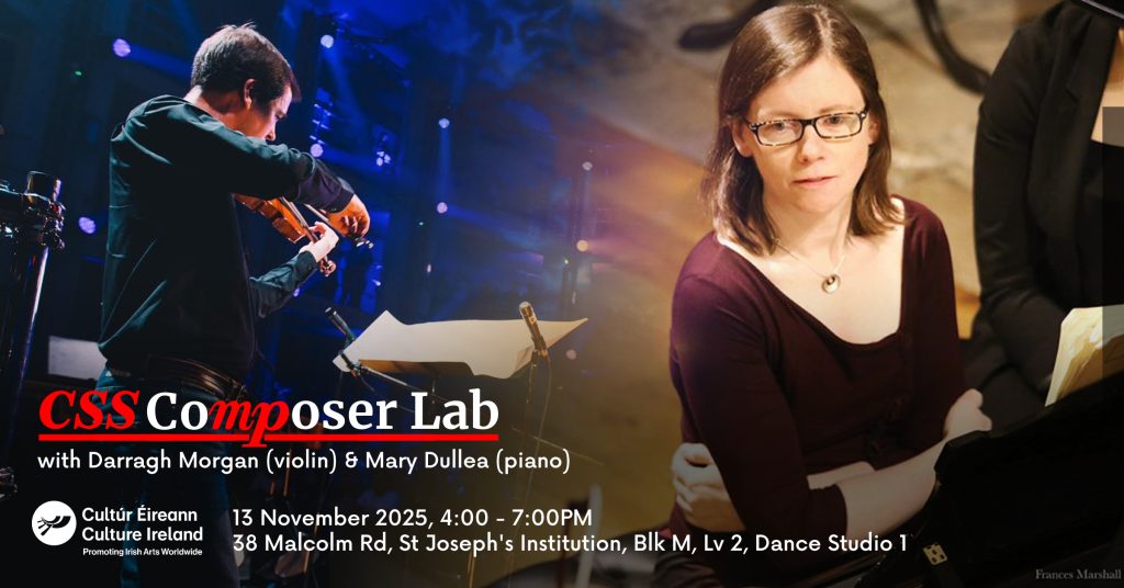 CSS Composer Lab: Darragh Morgan (violin) & Mary Dullea (piano ...